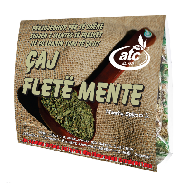 Çaj Fletë Mente 75g – NATYRAL & ATC